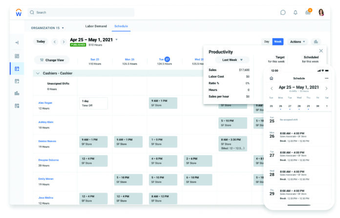 2022 Top HR Product Workday Scheduling and Labor Optimization