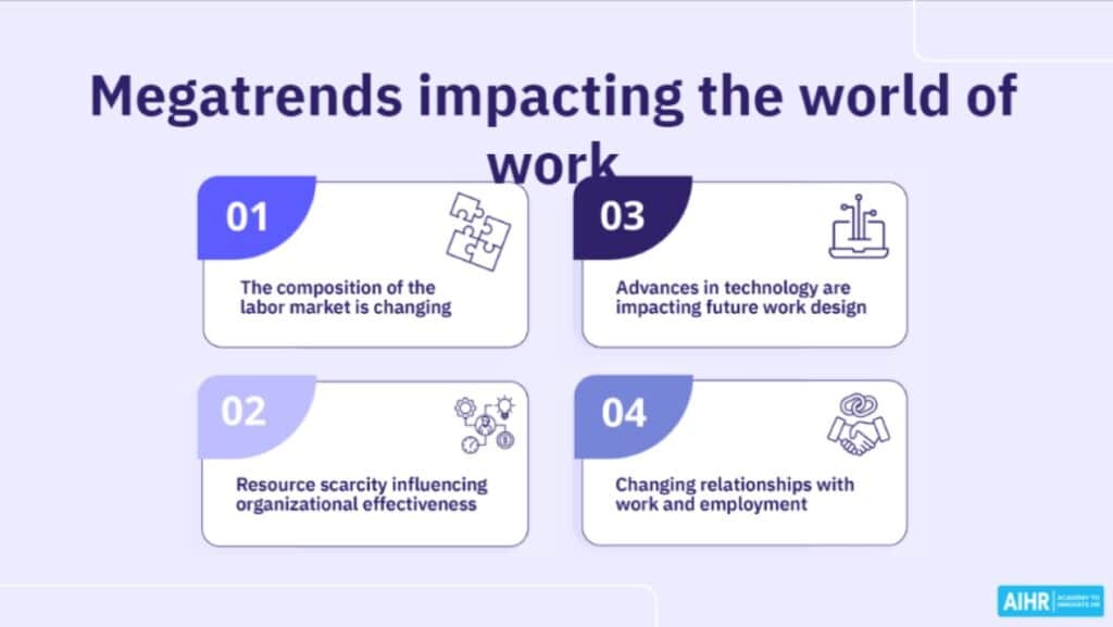 HR trends: 4 megatrends with significant implications